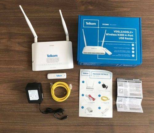 Wireless Routers - Telkom D-Link DSL-G225 Wireless N300 ADSL2+/VDSL2 ...