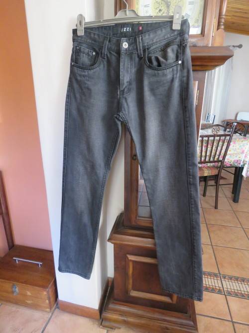 Jeans - Handsome mens black denim jeans by UZZI in size 30.Straight ...