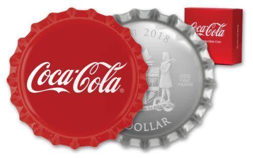 Gold & Bullion Coins - 2018 Coca-Cola Collectible Bottle Cap-Shaped ...