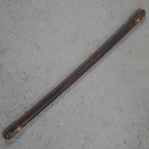 Other War Memorabilia - WW2 leather bound swagger stick - Belonged to ...