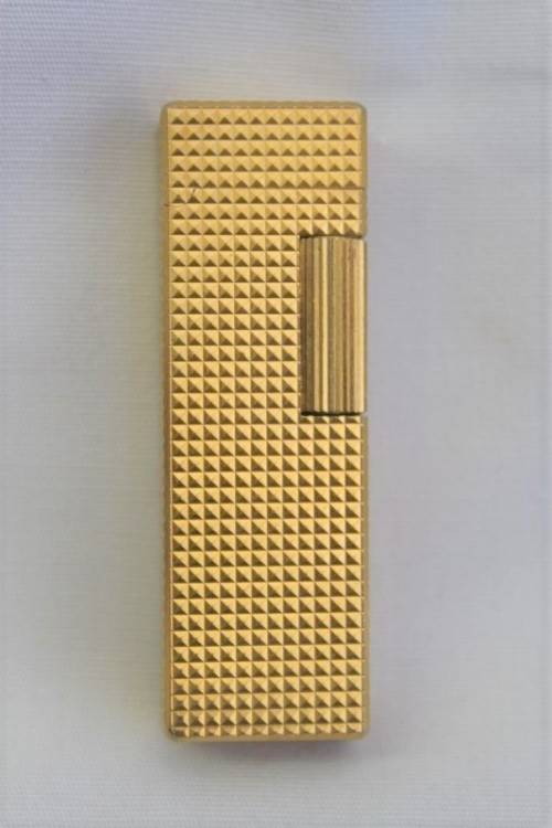 Smoking Accessories - An awesome vintage (c1980's) gold plated textured ...