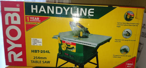 Saws - Ryobi 254mm Table Saw (HBT-254L) 1800W was sold for R1,560.00 on ...
