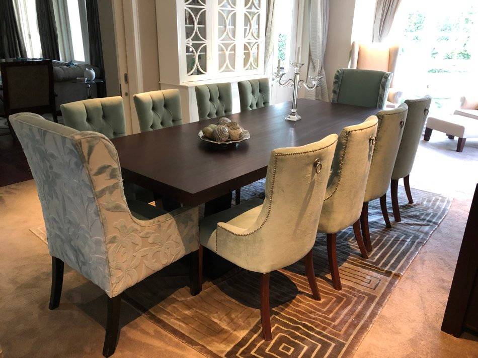 Dining Room Suites - 10 Seater dining room table and chairs - (custom ...