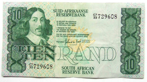 GPC de Kock - South Africa R10 Note was sold for R9.00 on 2 Dec at 21: ...