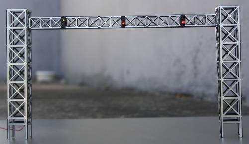 Track - HO scale signal gantry for 3 tracks. was listed for 450.00 on ...