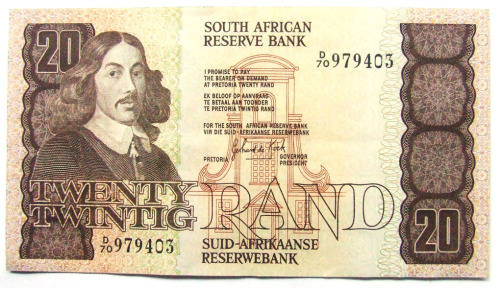 GPC de Kock - South Africa R20 Note was sold for R38.00 on 24 Jun at 22 ...