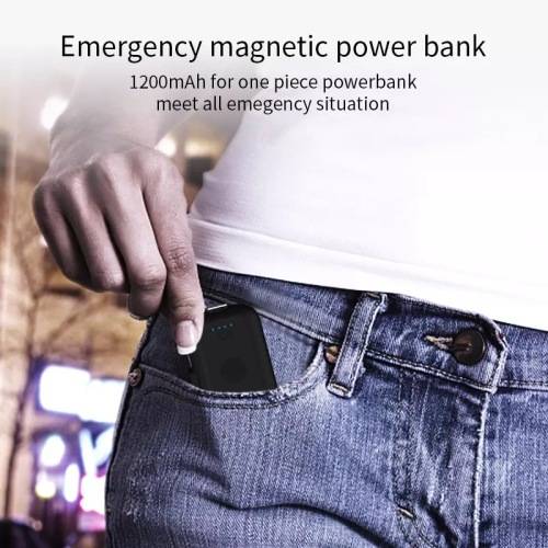 Batteries - 12800mAh Magnetic Power Bank with 4 Mini Pocket Banks was ...
