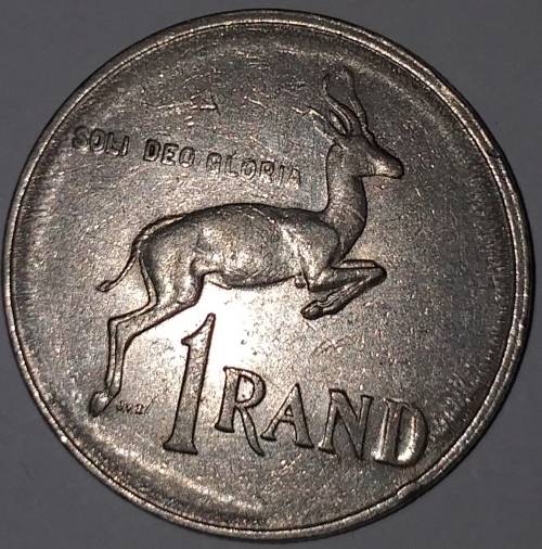 One Rand - 1987 - R1 COIN - SOUTH AFRICA was sold for 25.00 on 17 Feb ...