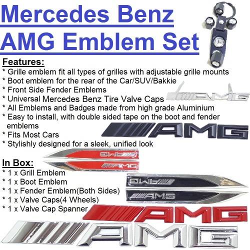 Emblems - Mercedes Benz AMG Emblem Special!!! Mercedes-AMG Badges - AMG ...