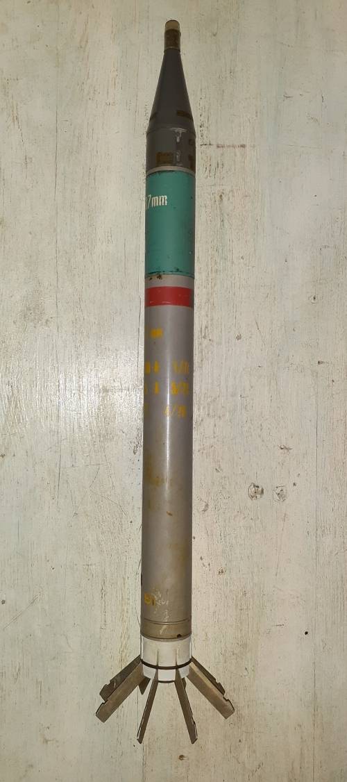Other Militaria - SNEB 37mm Rocket completely enert display only was ...