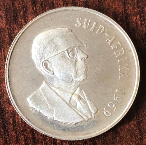 One Rand - 1969 Afrikaans SILVER R1 Coin was sold for R150.00 on 14 Apr ...