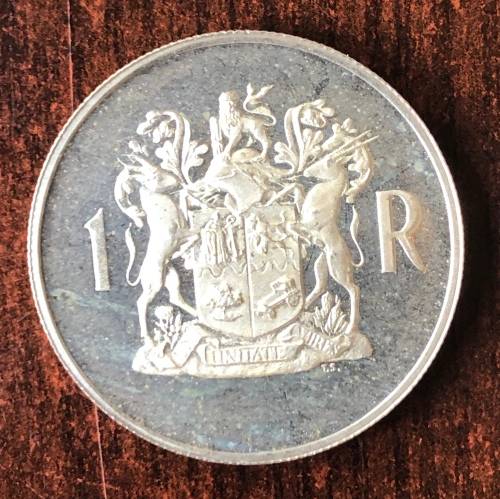 One Rand - 1969 Afrikaans SILVER R1 Coin was sold for R150.00 on 14 Apr ...