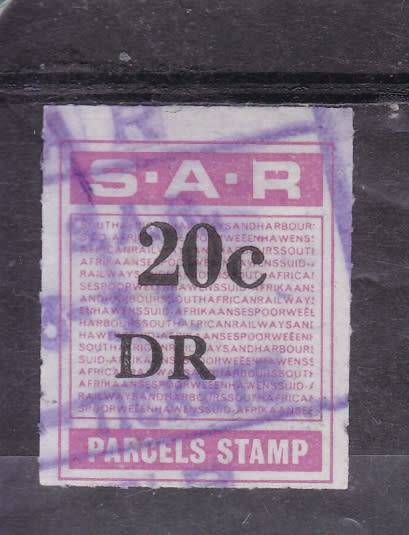 Republic of South Africa - RSA ++ RAILWAY STAMP ++ PRE 1981 ++ "DR - DE ...