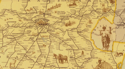 Maps - Vintage Map of South Africa 1946 1 x Map Digital Download for ...