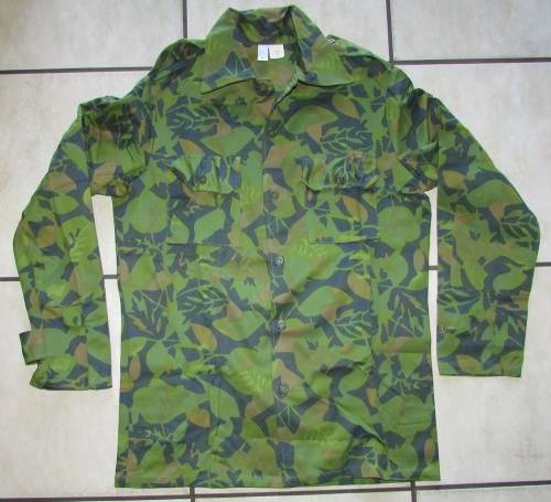 Uniforms - SADF - Recce Copy Cubin Elm Leaf Camo Shirt ( Mint and Un ...