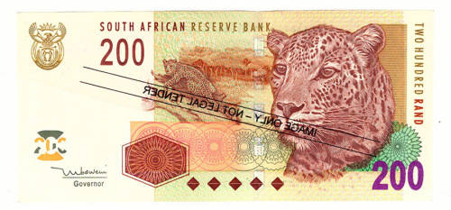 TT Mboweni - T T MBOWENI R200 RAND SOUTH AFRICAN BANK NOTE 2nd ISSUE ...