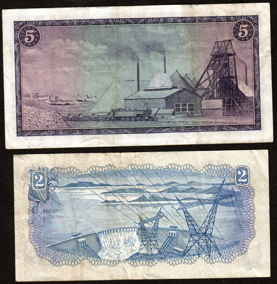Other South African Bank Notes - SA Republic: Four Banknotes R20, R10 ...