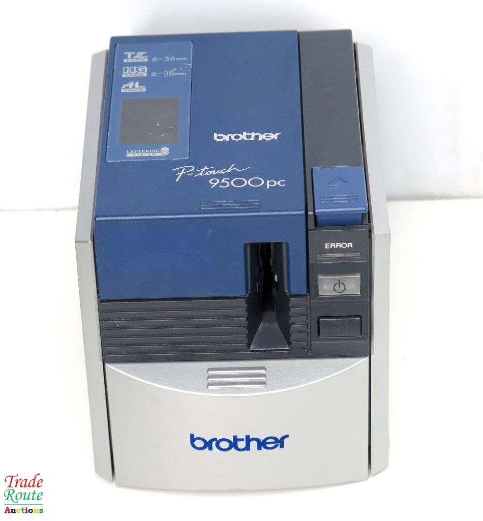Printers - BROTHER Label Printer P-TOUCH 9500 PC was sold for 1,000.00 ...