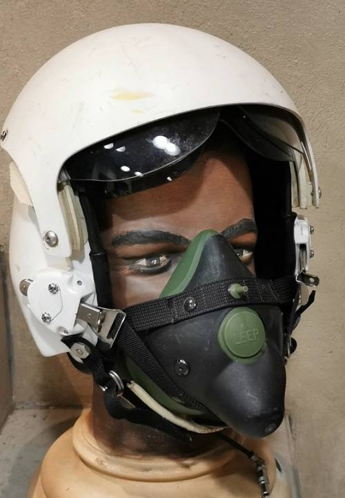 Headgear - SAAF MIRAGE F1AZ LAFE FIGHTER PILOT HELMET & MASK was sold ...