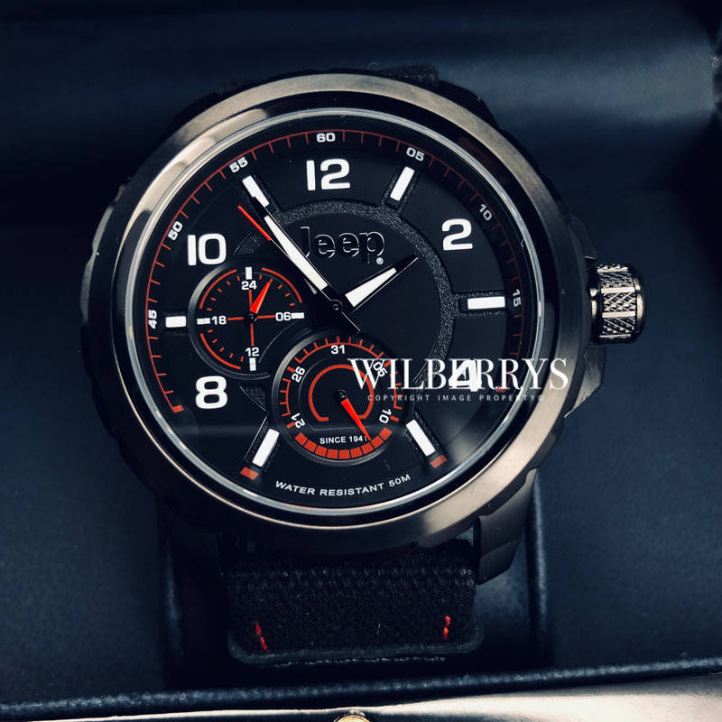 Men's Watches - Retail: R9,000.00 JEEP Men's 46mm Wrangler Chrono Watch ...