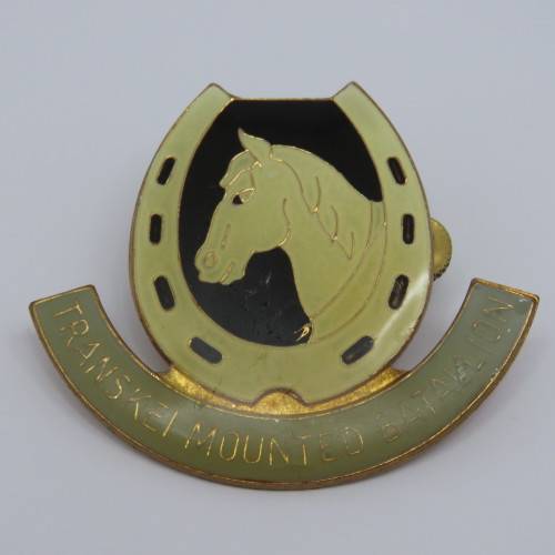 Other Badges & Insignia - Transkei Mounted battalion cap badge was ...