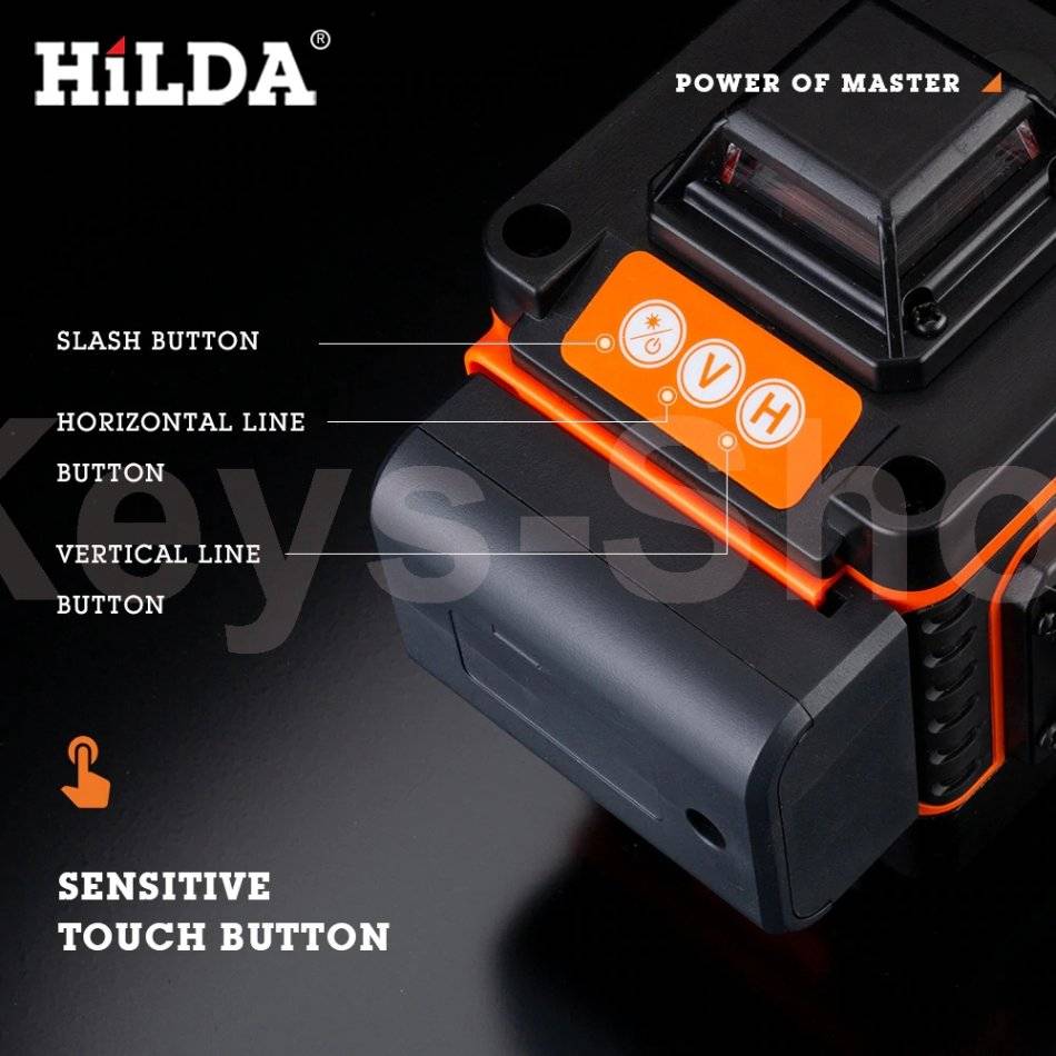 Electrical Equipment & Tools - HILDA 16 Lines 4D Laser Level cross line ...