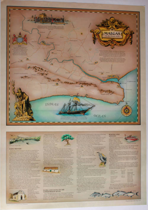Maps - Malgas Breede River Pictorial Map and History Poster was listed ...