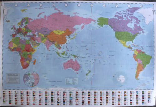 Maps - World Map 2019 Laminated by Impact Posters Sydney was listed for ...