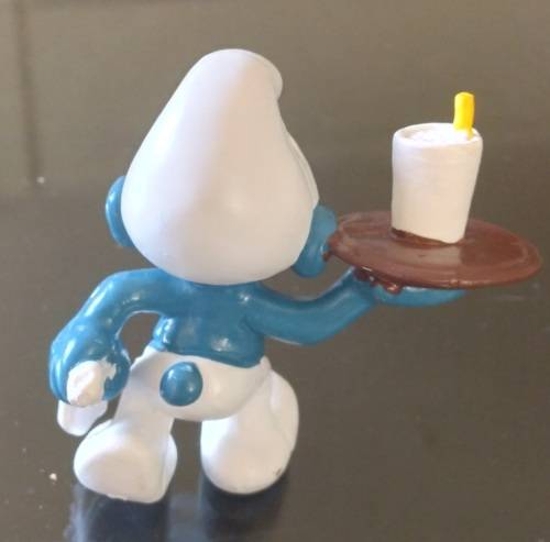 Classic Toys - Original Vintage WAITER Smurf !! 1983 HONG KONG ! HIGH ...