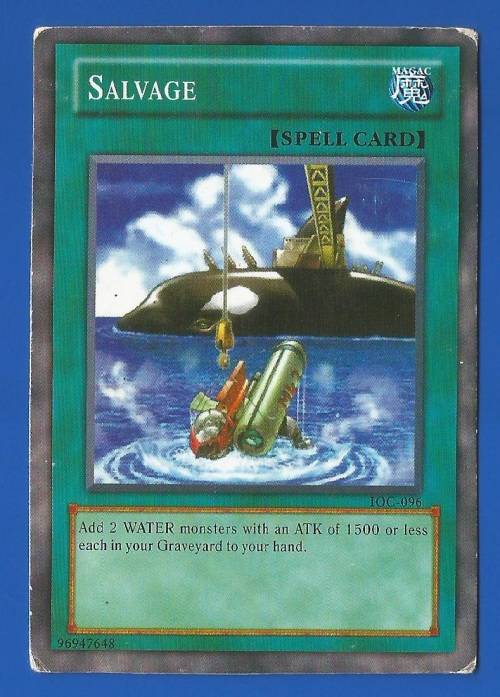 Trading Cards - YU-GI-OH Trading Card Game-Konami-Salvage-SPELL CARD ...