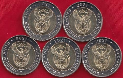 Five Rand - 2021 RSA R5 COIN SUN9005 was listed for R22.00 on 21 Jun at ...