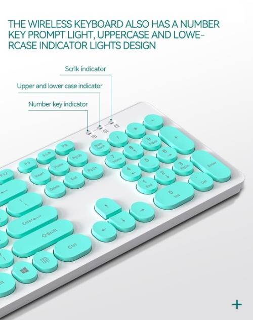 Keyboard & Mouse Bundles - Andowl Wireless Keyboard And Mouse Set was ...