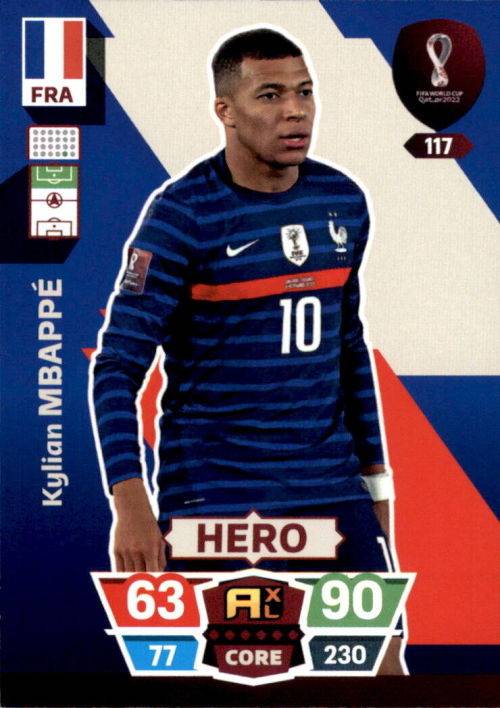 Trading Cards - KYLIAN MBAPPE - PANINI `FIFA WORLD CUP 2022` QATAR ...