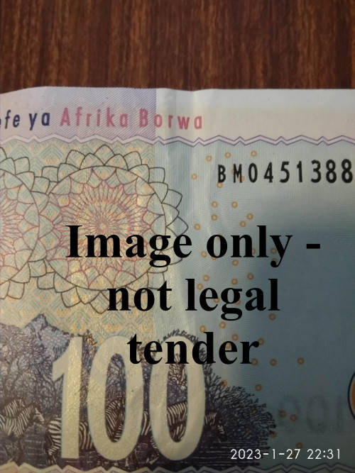 TT Mboweni - South Africa RSA R100 Note Mboweni Series v2 was listed ...