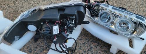 Headlights - Toyota Tazz Headlamp - Angel Eye Led + Drl Incl Corner ...