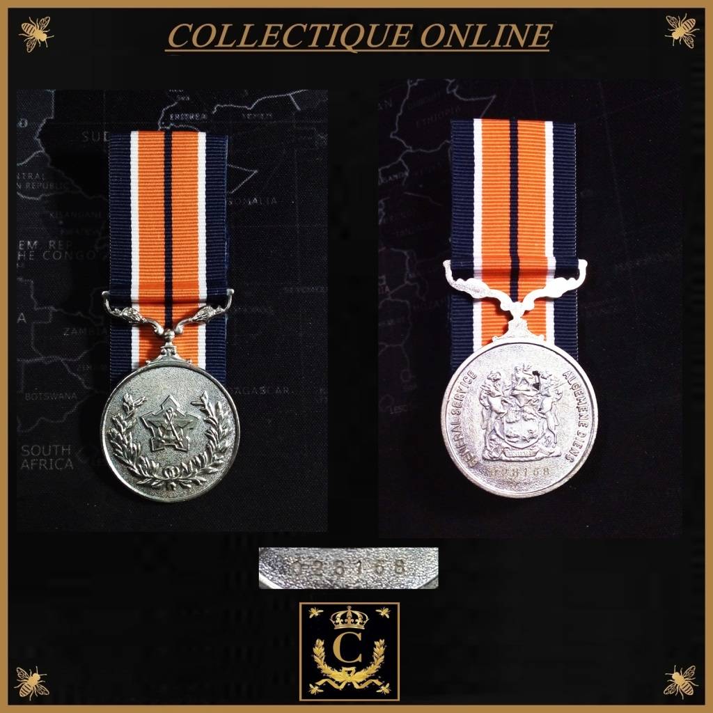 SADF & SANDF - SADF : GENERAL SERVICE MEDAL : NUMBERED 028168 : FULL ...