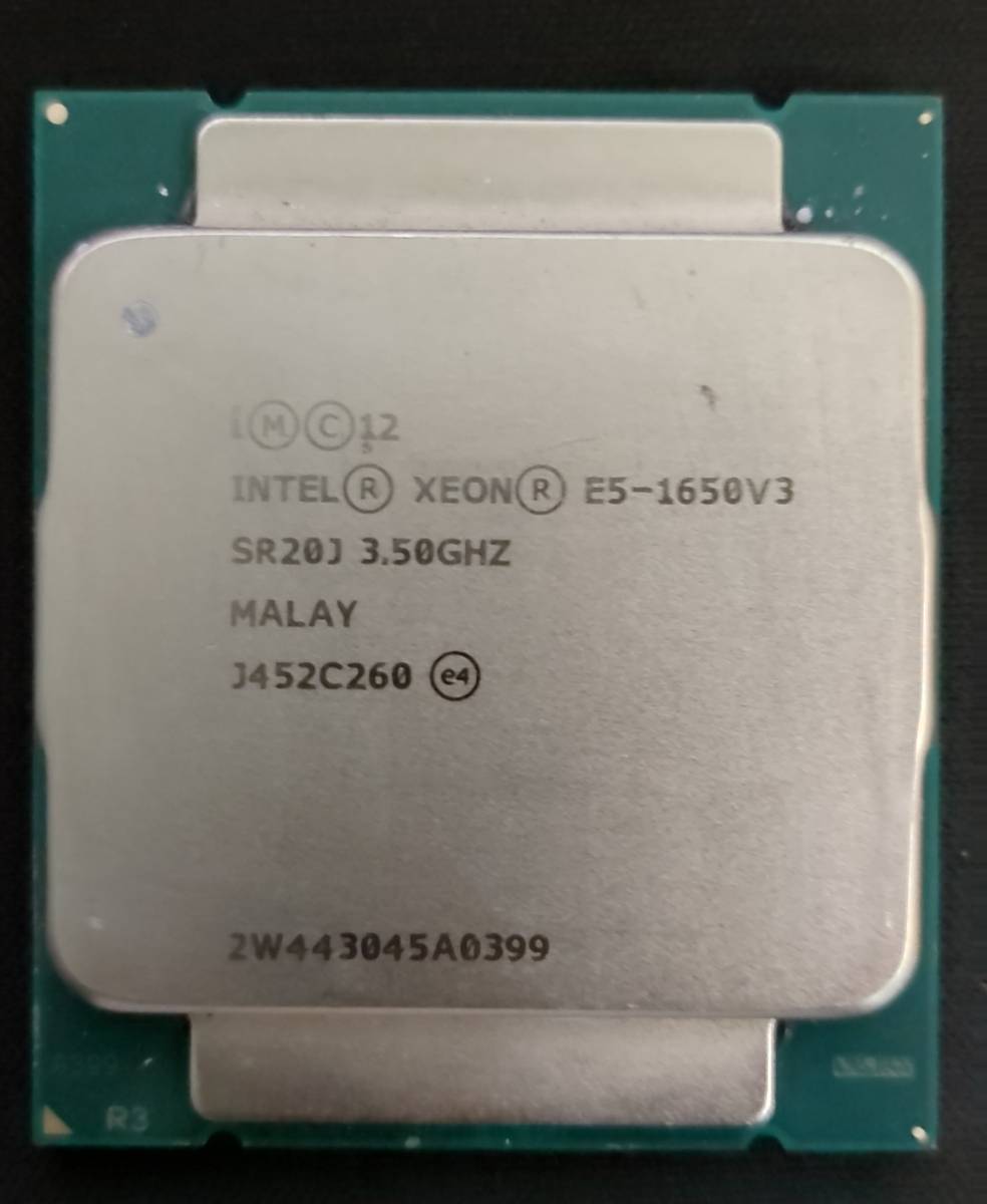 CPUs - Intel Xeon E5-1650V3 3.50Ghz-3.80Ghz was sold for R51.00 on 24 ...