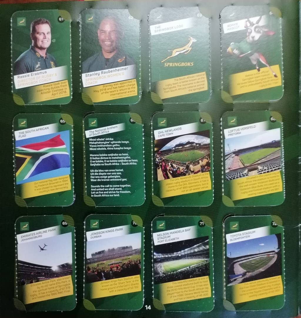 Sporting Memorabilia - Pick n Pay Super Cards, complete with all 72 ...